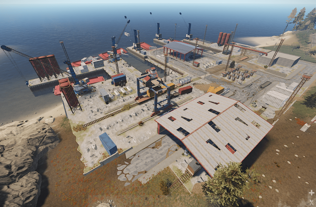 Как лутать порт в раст