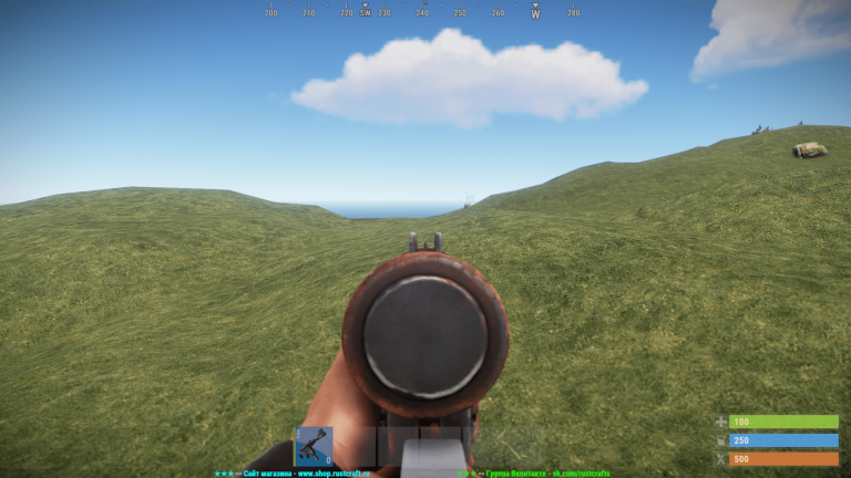 Стандартный прицел самодельного ПП в Rust — Rust Craft