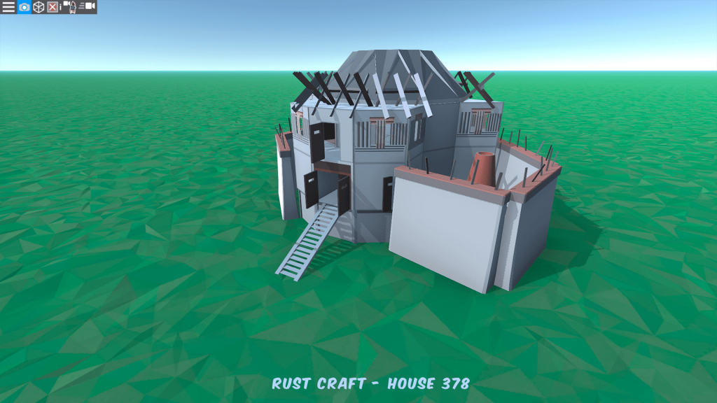 Дом с подвалом для соло игрока "Fortress" в Rust | Rust Craft