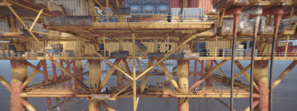 Large Oil Rig Rust: гайд по большой нефтевышке | Rust Craft