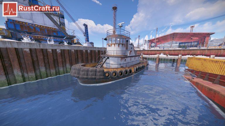 Буксир в Расте где спавнятся как заприватить Rust Craft