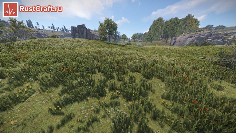 Как убрать траву в Rust 2025 Rust Craft
