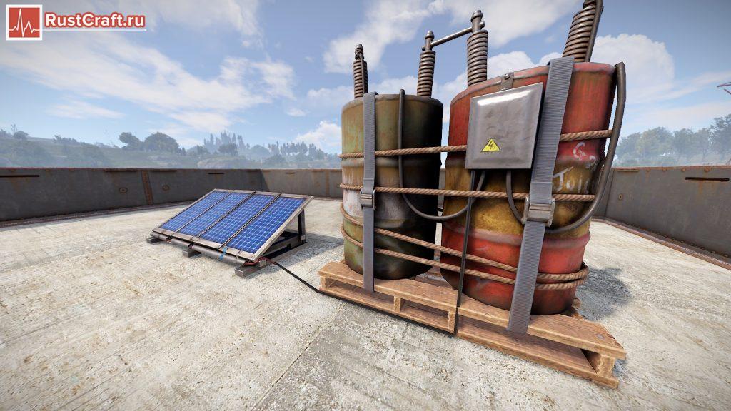 Солнечная панель Rust: как подключить, установить | Rust Craft