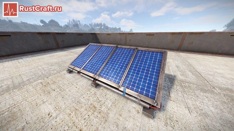 Солнечная панель Rust: как подключить, установить | Rust Craft