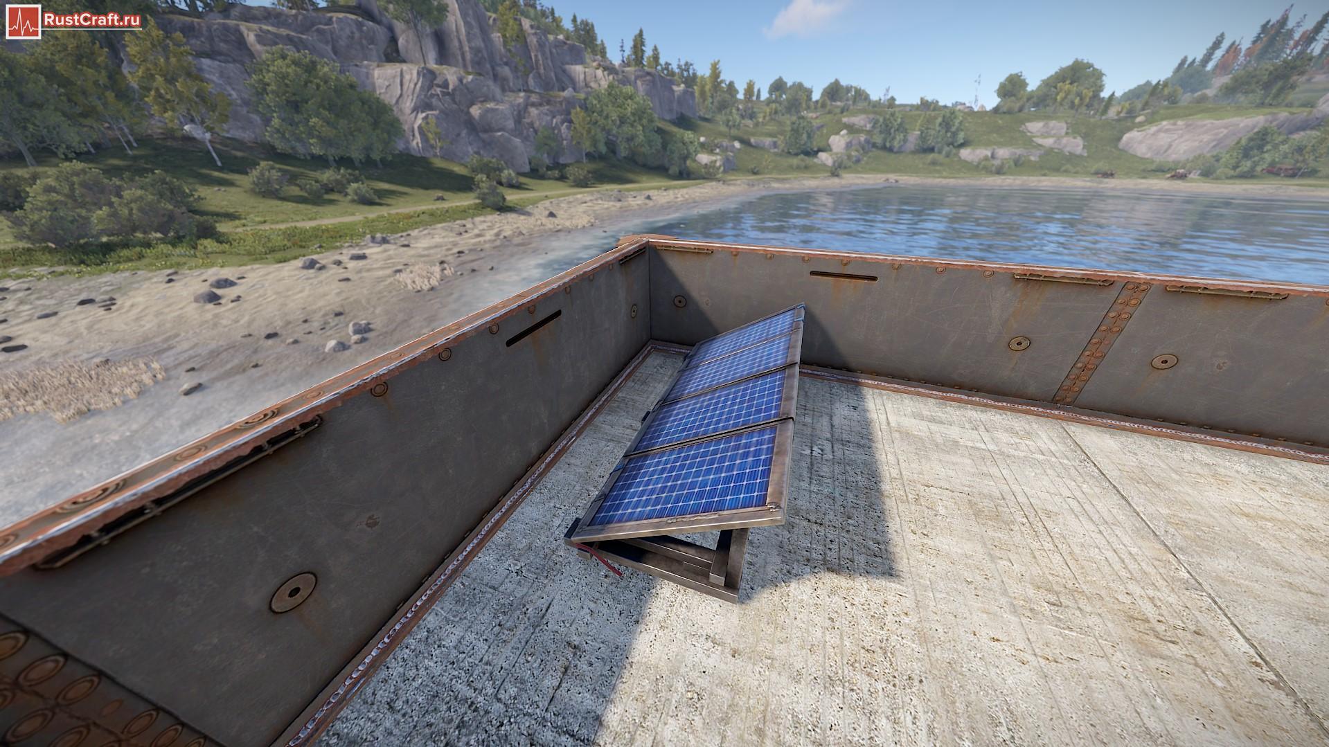 Солнечная панель Rust: как подключить, установить | Rust Craft