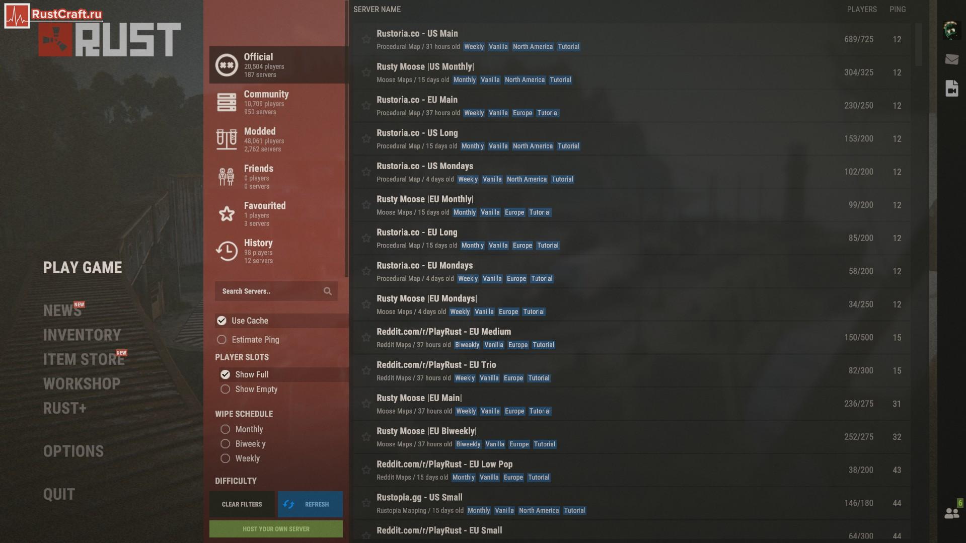 Primitive (Примитивный) режим в Расте | Rust Craft